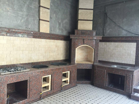 Ochoq fasadi granit kafel ishimiz sifatli