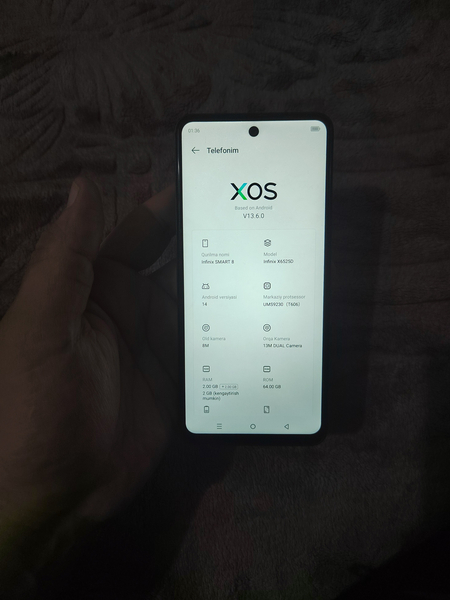 Infinix smart 8 4/64Gb Black Igravoy 4G Original Sastayani Otlichni