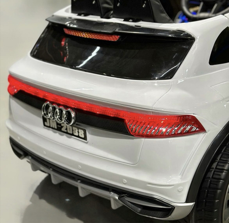 Электромобиль детский AUDI JM-2088 белый полноприводный 4WD | доставка