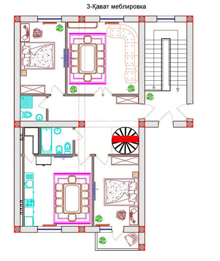 продаётся в ташкенте 7 ком дуплекс 105*2 =210м2 коробка по супер цене!