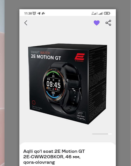 Smart Watch sotiladi