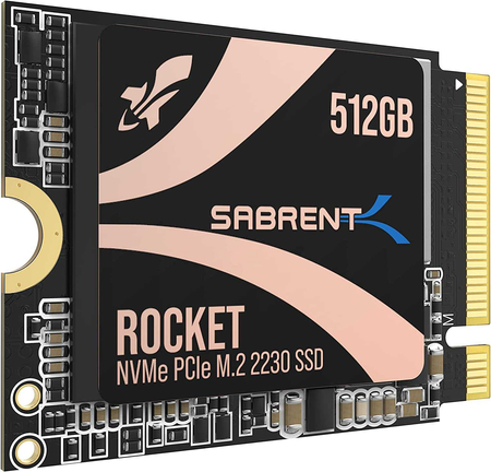 SABRENT Rocket NVMe 512GB 2230 SSD steam deck