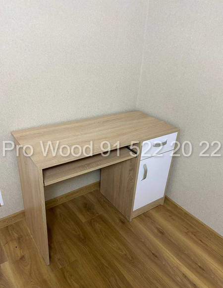 Стол компьютерный 110 White Mix. Парта, Рабочий стол.