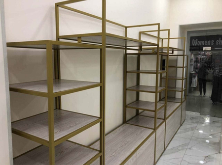 Вешалка в магазин, все для магазин в стиле лофт, стеллаж для магазин,