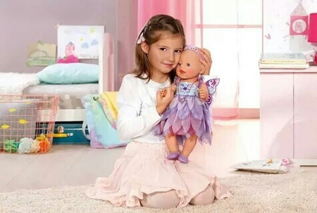 Интерактивная кукла Baby с аксессуарами (Звук, пьет, писает)