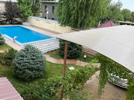 Дача с кадастром рядом с речкой Чирчик, 9-соток, 45-км от Ташкента