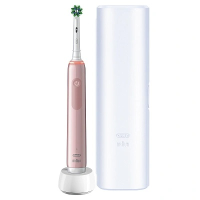 Электрическая зубная щётка Oral b Pro 3500 pink