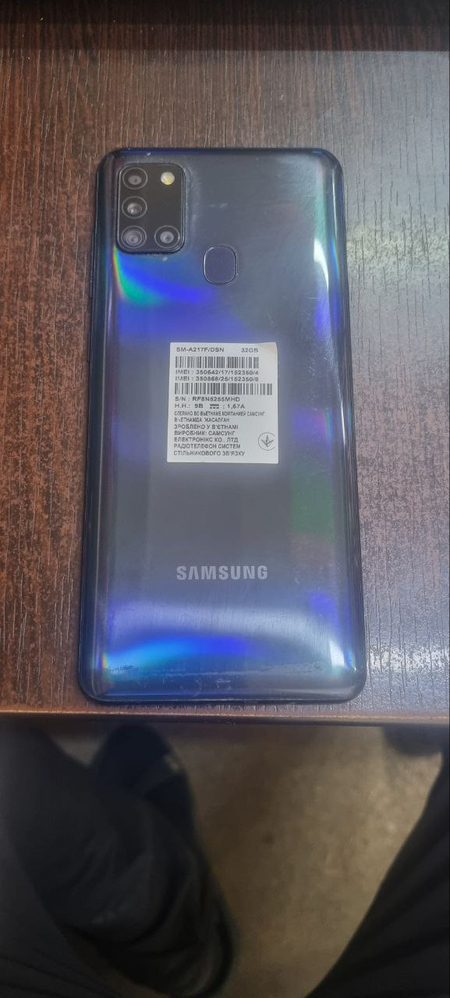 Samsung A 21 s 64 GB Holati  Yaxshi
