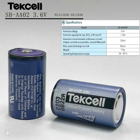 TEKCELL Литиевая батарея 3.6В для счетчик электроэнергии/Газа/Воды