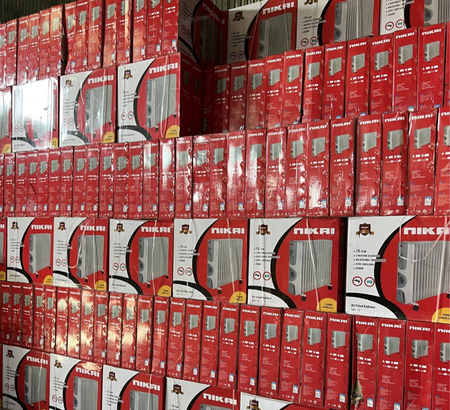 Nikai obogrevatel, maslenniy pechka Nikai 13, 15 seksiyalari bor