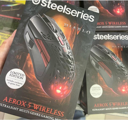 СКИДКА! Steelseries AEROX 5 wireless DIABLO 4 Беспроводная мышка/мышь