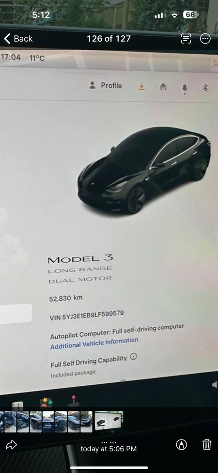 Tesla model 3 long range