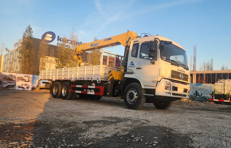 Янги 12тон кран-манипулятор Dongfeng Xcmg