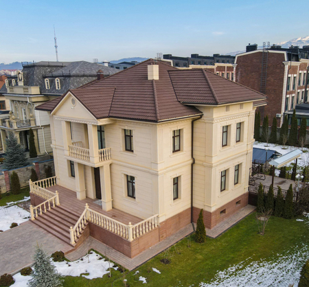 Кровля гибкая черепица,  композитная металлочемепица