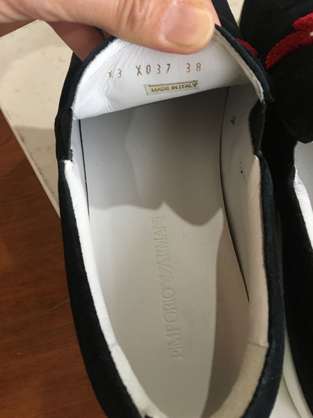 Emporio Armani original.  Кеды. 38р. Made in Italy!