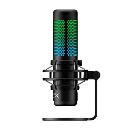 Игровой микрофон HyperX QuadCast S, gaming microphone for stream