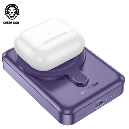 PowerBank Green Lion 3 в одном. MagSafe