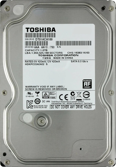 Toshiba 1 TB без бэдов 100% здоровье/ Гарантия / Срочно