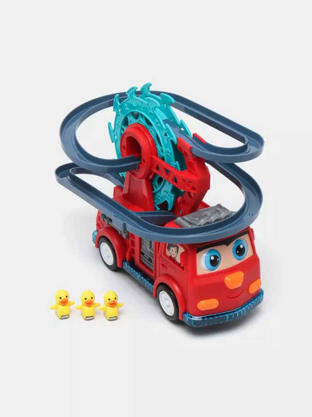 Fire rail car duck - bolalar o'yinchog'i