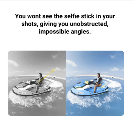 3 метр селфи палка для insta360