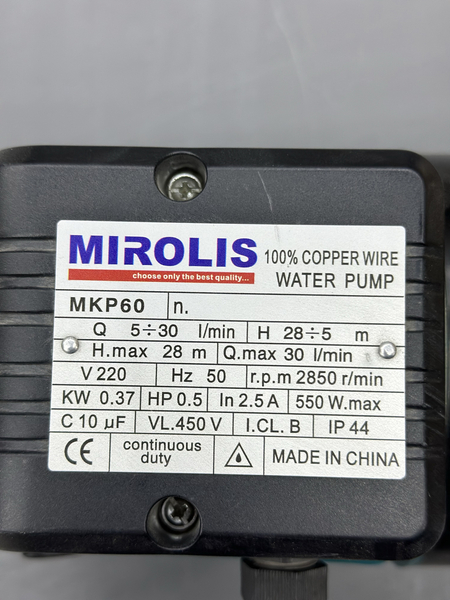 Suv nasosi Mirolis MKP 60