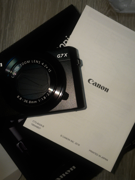 Canon G7X mark ii