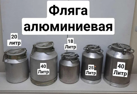 Фляга алюминиевая Россия Новая
