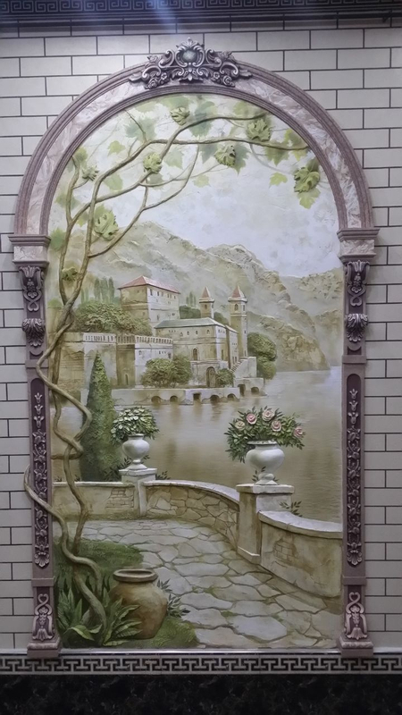 barelef , Тяга ранглаш, роспис, барельеф, барча художник ишлари