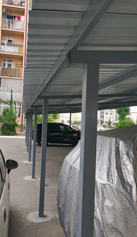 Авто навес avto naves parkovka