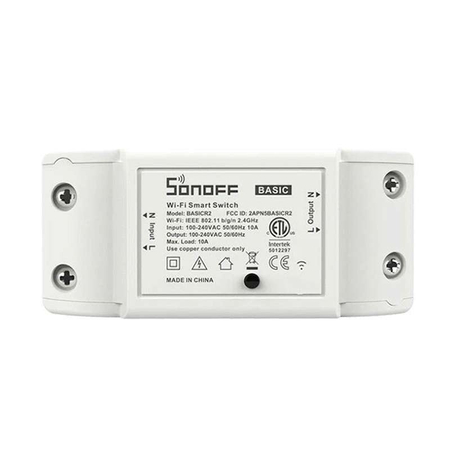 Умное wifi реле Sonoff Basic R2