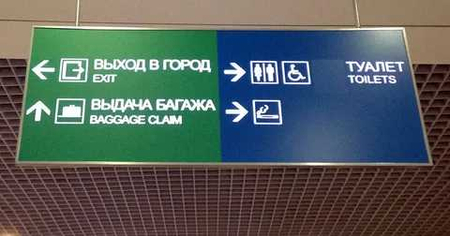 Наружная реклама/Табличка/Указатели