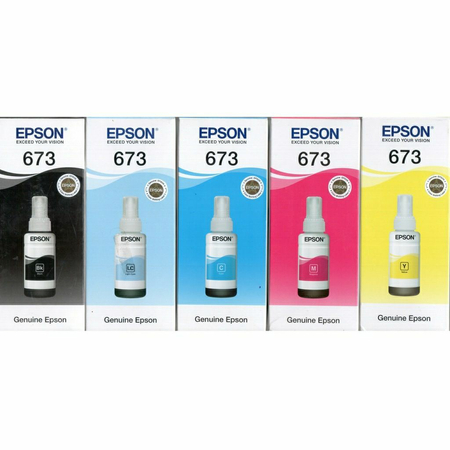 СКИДКА! 6шт/Оригинал Чернила и краска Epson 673 для принтера/L805,L850
