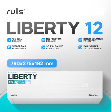 Кондиционер MoonX CALLISTO 12/INVERTER/Медные трубки/Доставка
