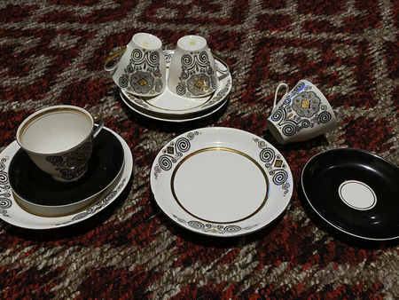Кофейный сервиз на 4 персоны