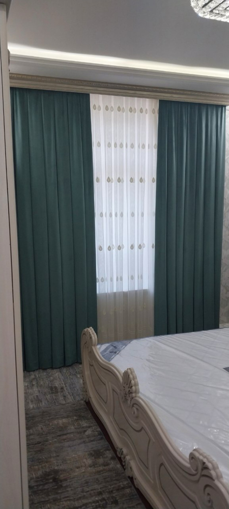 Pardalar, Zal uchun 2ta derazaga, spalni uchun 1ta derazaga