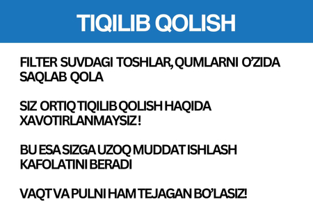 Tomchilab sugorish uchun filtrlar / Фильтры для капельного полива