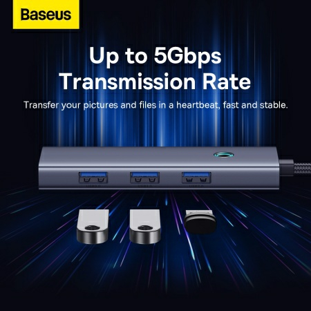 Baseus 4-Port HUB (Type-C to USB 3.0*4)