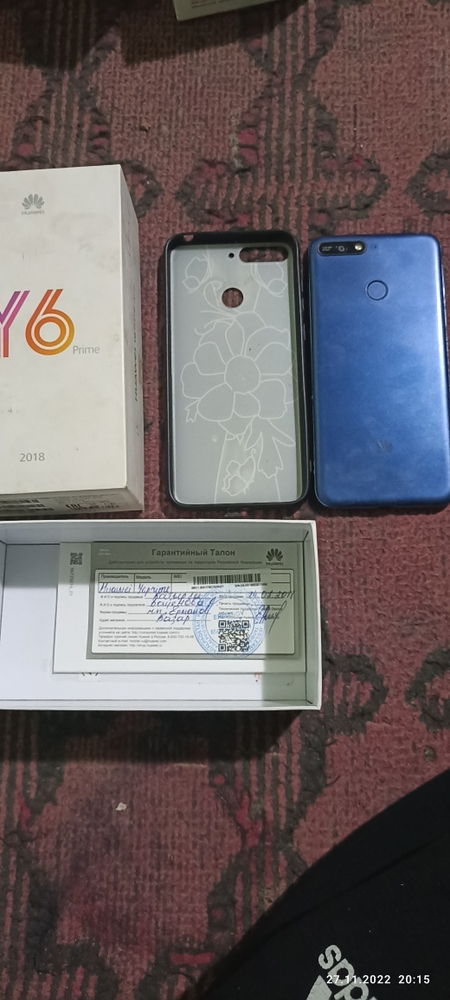 Xuawei Y6 telefoni satiladi baxasi bolatini 500.000 min sum pamiti  16