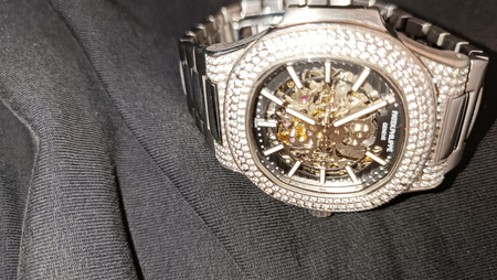 PATEK PHILIPPE (с миниральными камнями)(механизм автоподзавод)