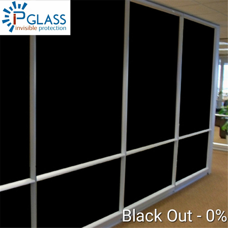 Тонировка плёнка Black Out. Пропускания видимого света 0%