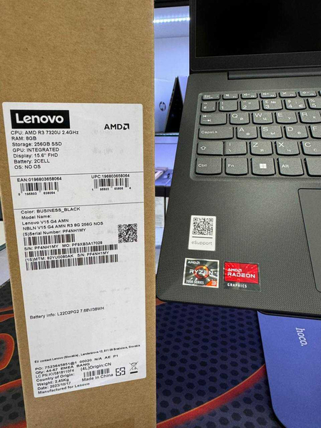СКИДКА da Lenovo/V15 G4 AMN/AMD Ryzen 3 7320U/8GB DDR4/256GB