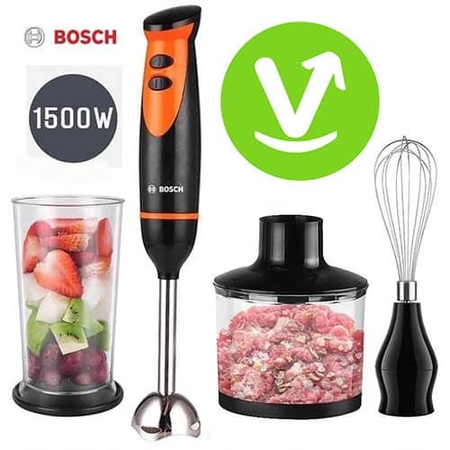 Доставка! 4в1 Bosch Блендер 1500w  Погружной Блендер chopper Blender