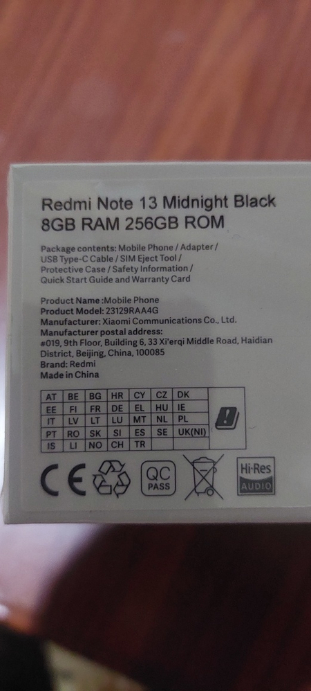 Новый! Redmi Note 13 8/256GB недорого за 175 у.е!