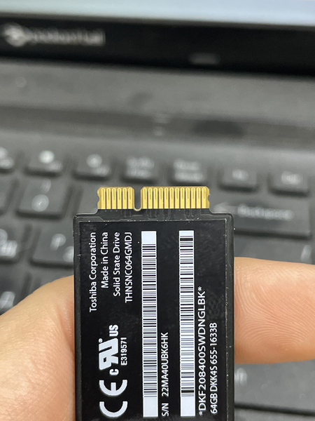 SSD M2 64 gb для macbook air 2010