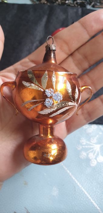 Игрушки ёлочные стекло