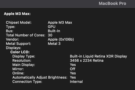 НОВЫЙ MacBook Pro 16, M3 MAX, 32 GB / 1TB