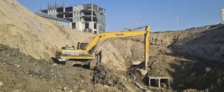 Ekskavator 12 metr Xizmati Chuqurni tozalash Zovur Zakaj