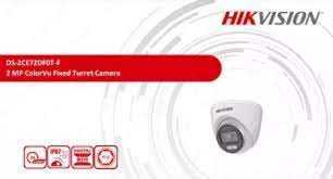 Камера видеонаблюдения с фиксированной ColorVu DS-2CE72DF0T-F, 2 MP