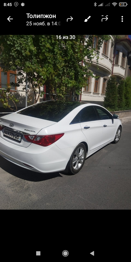 Хундае Саната састаянияст Ало 2011 года