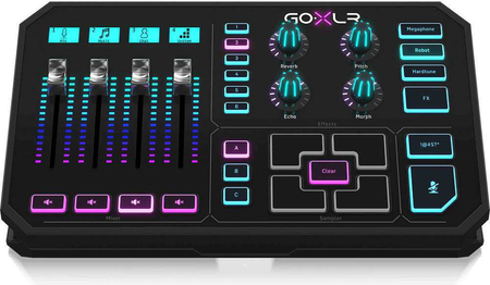 TC Helicon GoXLR микшер с моторизованными фейдерами для стримов